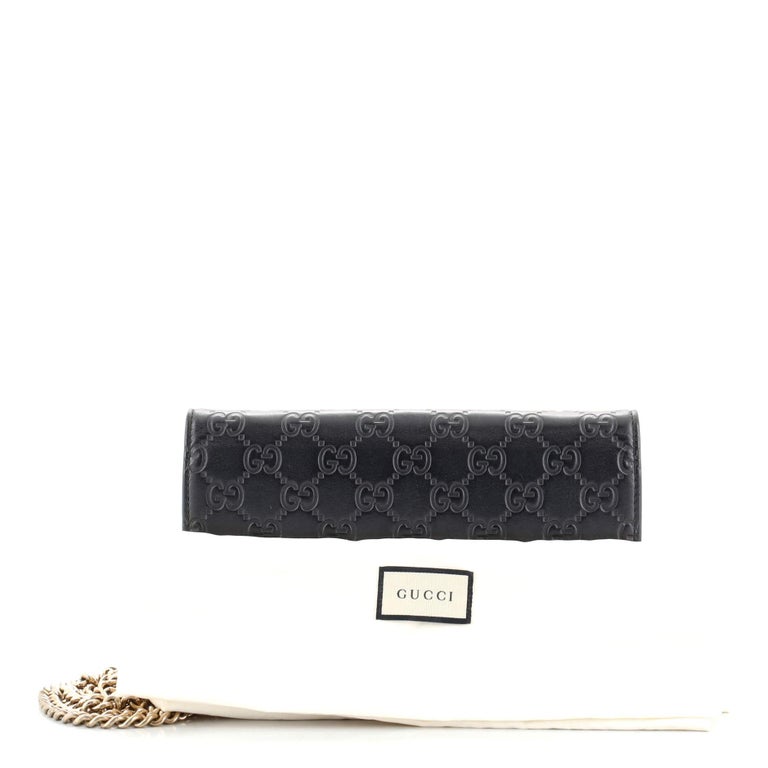 Gucci Signature Wallet on Chain Guccissima Leather at 1stDibs