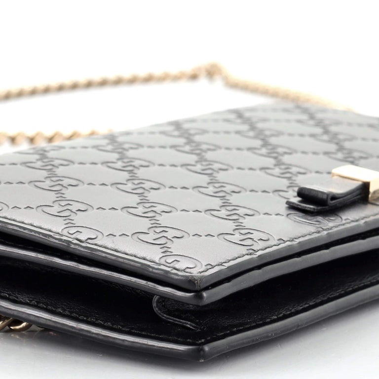 Gucci Signature Wallet on Chain Guccissima Leather at 1stDibs