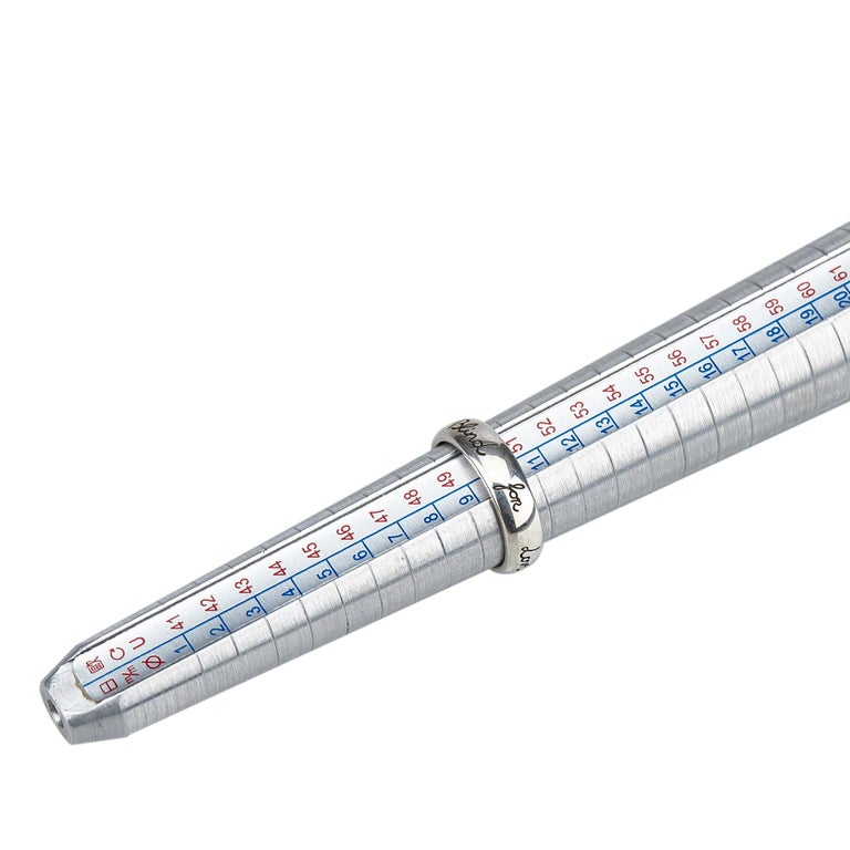 Gucci Silver Silver Metal Blind For Love Ring Italy w/ Dust BagBox at ...