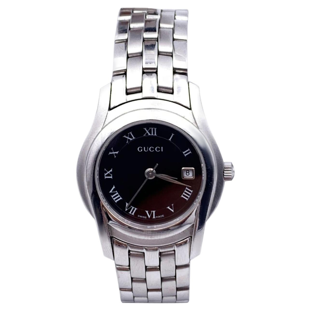 Gucci Stainless Vintage Gold Steel Wrist Ladies Watch Mod 3900L Quartz ...