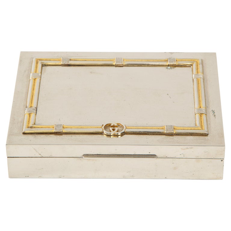 Gucci Silver, Vermeil Box at 1stDibs
