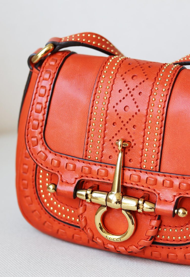 Gucci Snaffle Bit Leather Shoulder Bag at 1stDibs | gucci mini backpack
