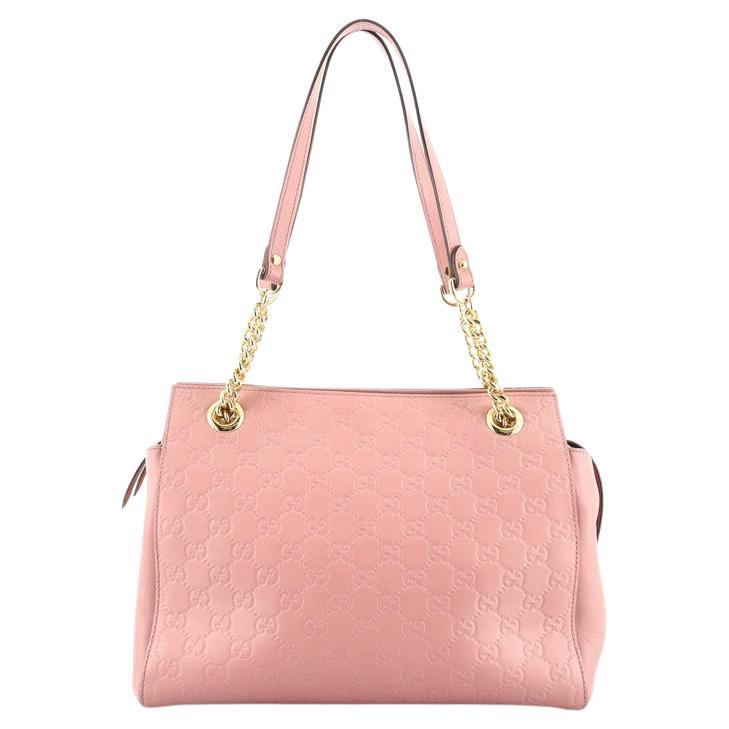 Gucci Hot Pink Patent Leather GG Interlocking Shoulder Bag at 1stDibs ...