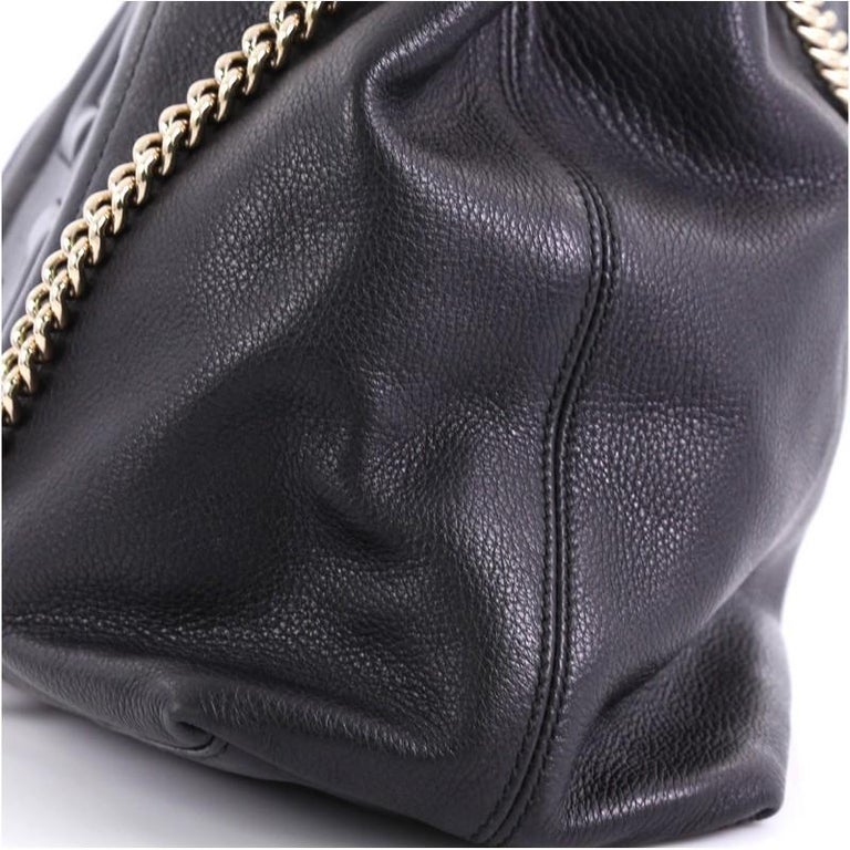 Gucci Soho Chain Strap Shoulder Bag Leather Medium at 1stDibs