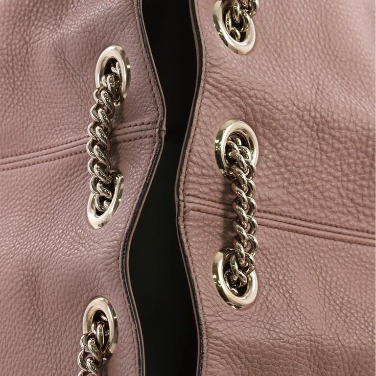 Gucci Soho Chain Strap Shoulder Bag Leather Medium at 1stDibs