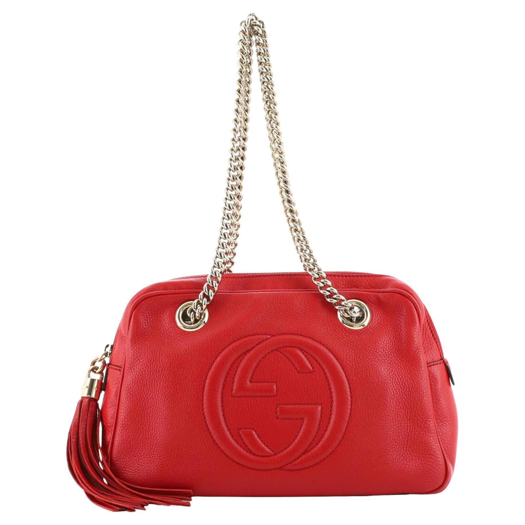 Gucci Sylvie Shoulder Bag Leather Small at 1stDibs | gucci bags ...