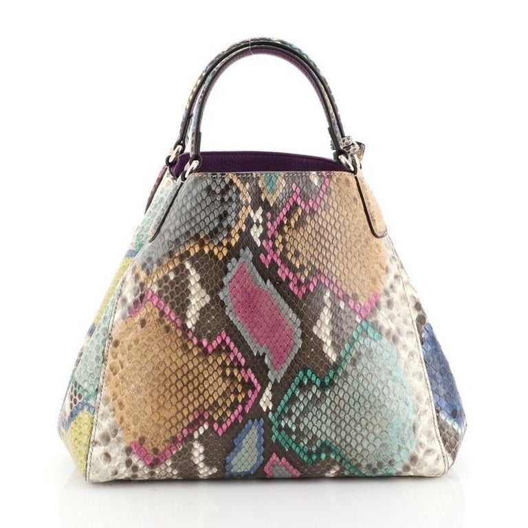 Gucci Soho Convertible Shoulder Bag Python Small at 1stDibs