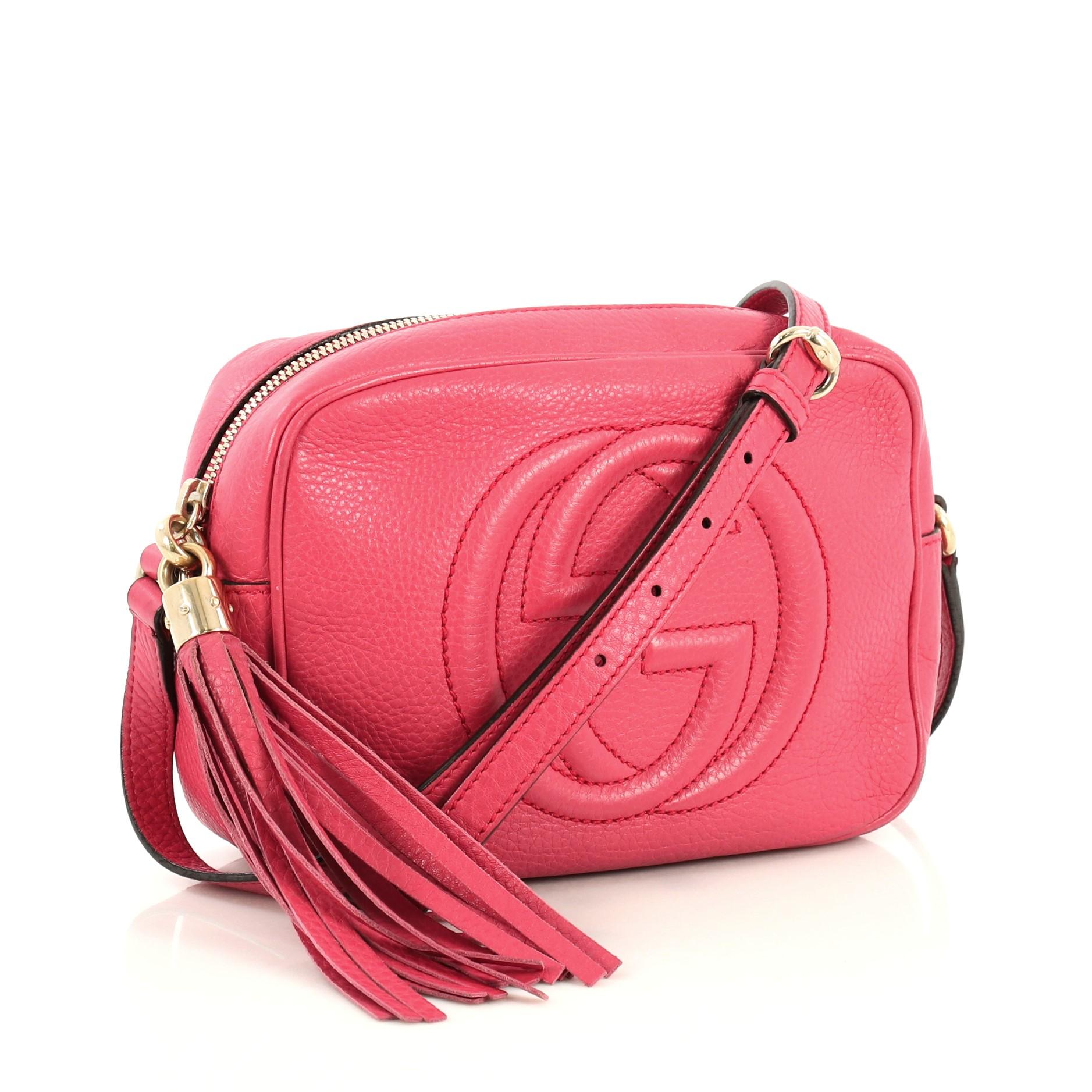 Gucci Soho Disco Crossbody Bag Leather Small at 1stDibs