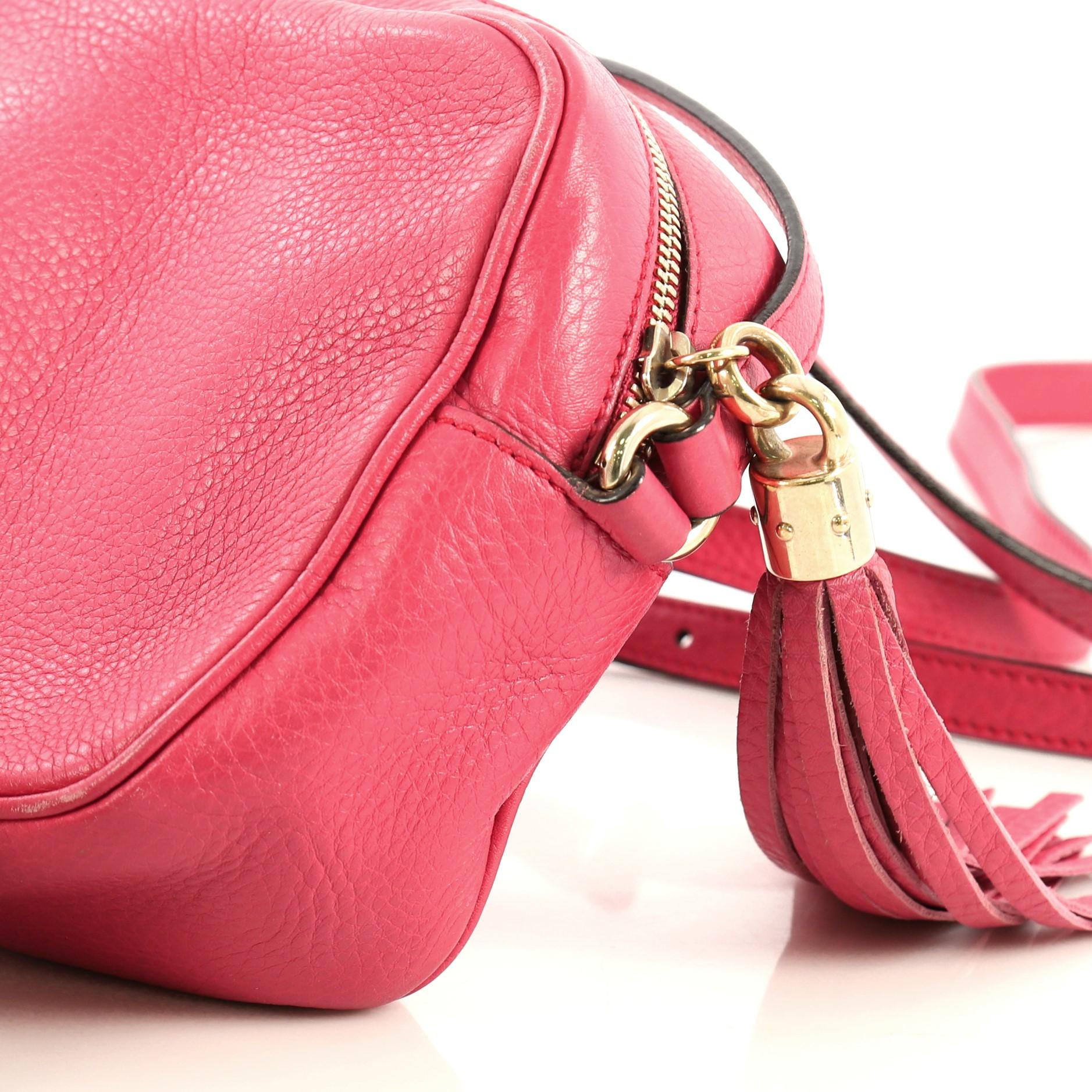 Gucci Soho Disco Crossbody Bag Leather Small at 1stDibs