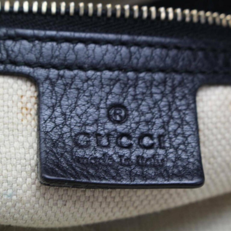 Gucci Soho Fringe Tassel Large 870069 Black Leather Tote at 1stDibs