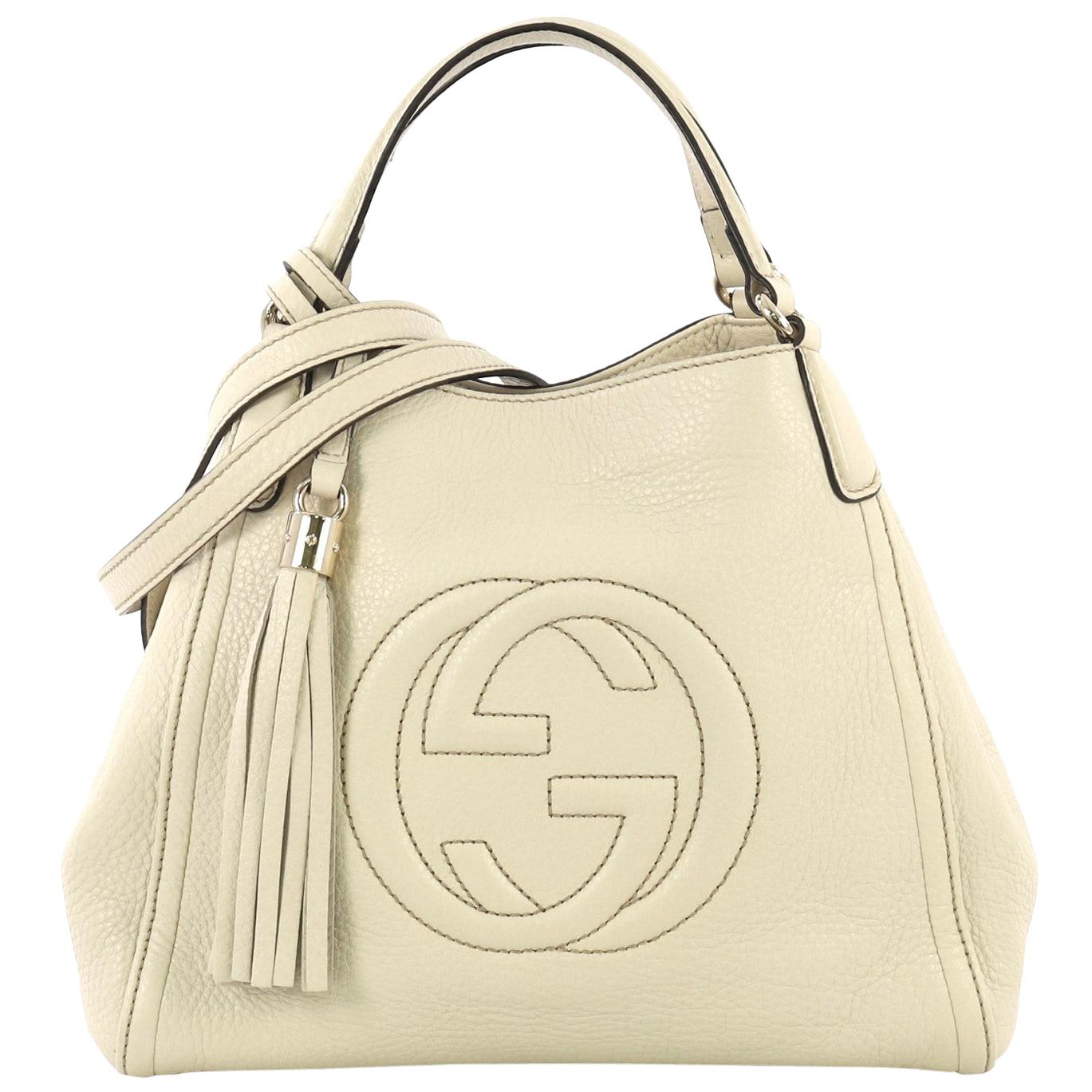 Gucci Soho Shoulder Bag Leather Small at 1stDibs