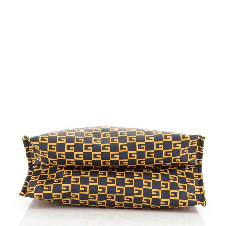 Gucci Square G Open Tote Printed Coated Canvas Large at 1stDibs