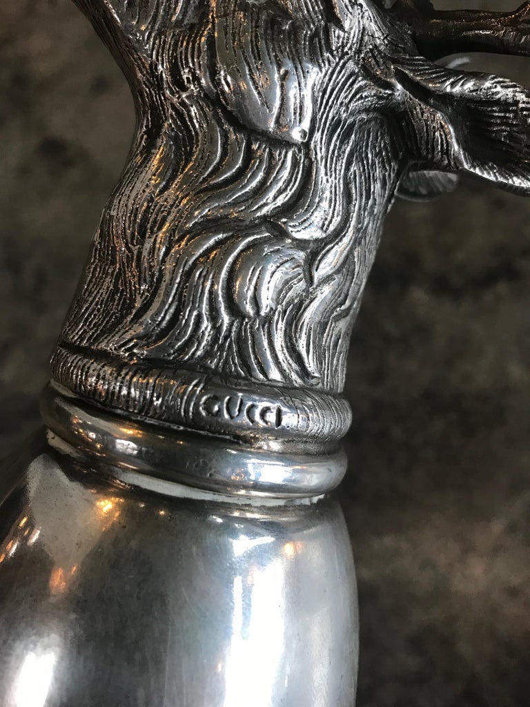 Gucci Stag Silver Stirrup Cup Signed, Italy, 1970s at 1stDibs | gucci ...
