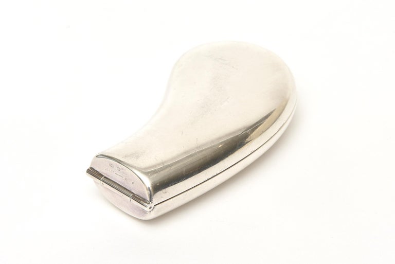 Gucci Sterling Silver Sculptural Folding Compact Mirror Vintage Italian ...
