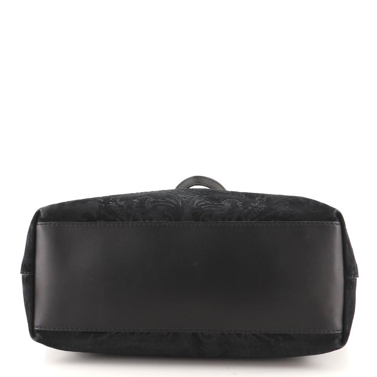 Gucci Stirrup Tote Brocade Leather For Sale at 1stDibs