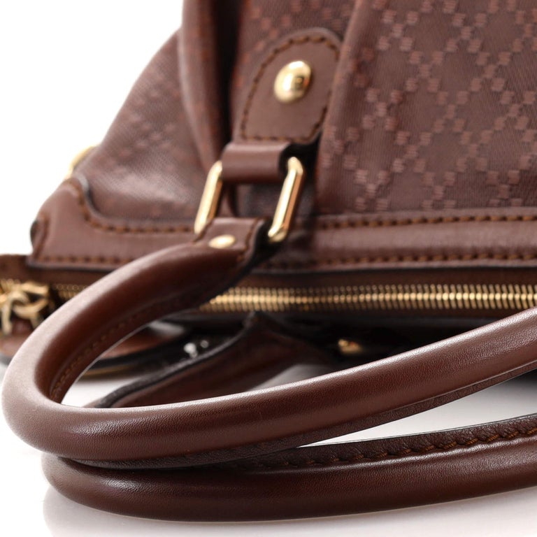 Gucci Sukey Top Handle Satchel Diamante Leather Medium For Sale at 1stDibs