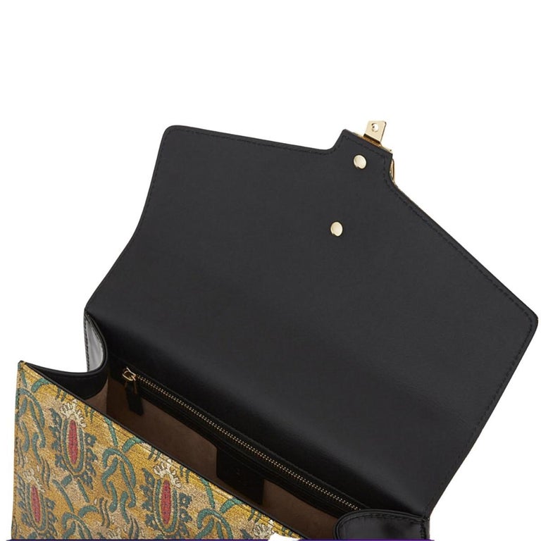 Gucci Sylvie Multicolor Brocade Bag For Sale at 1stDibs