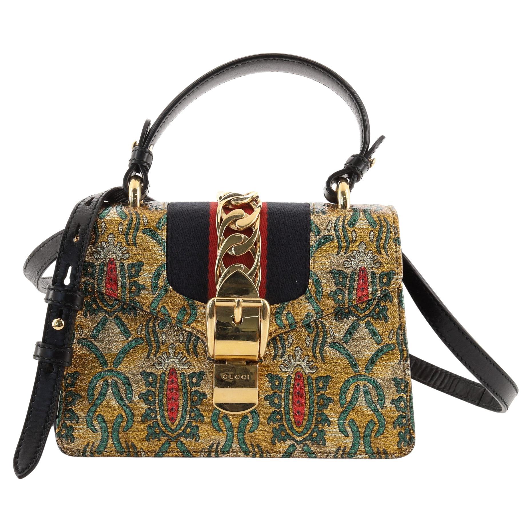 Gucci Lady Lock Bamboo Top Handle Bag Leather Mini at 1stDibs | gucci ...