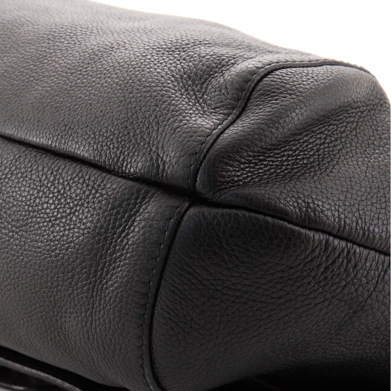Gucci Techno Horsebit Flap Hobo Leather Medium For Sale at 1stDibs