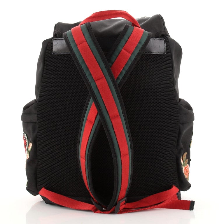 Gucci Techpack Backpack Embroidered Techno Canvas at 1stDibs