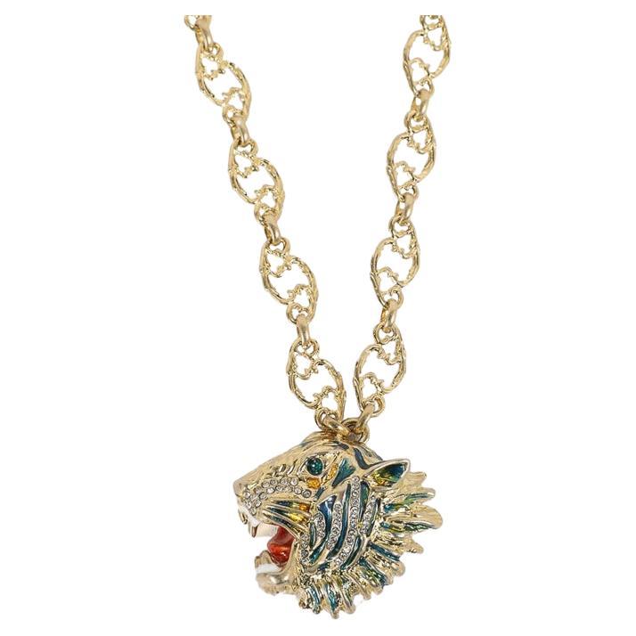 Gucci Tiger Head Necklace For Sale at 1stDibs