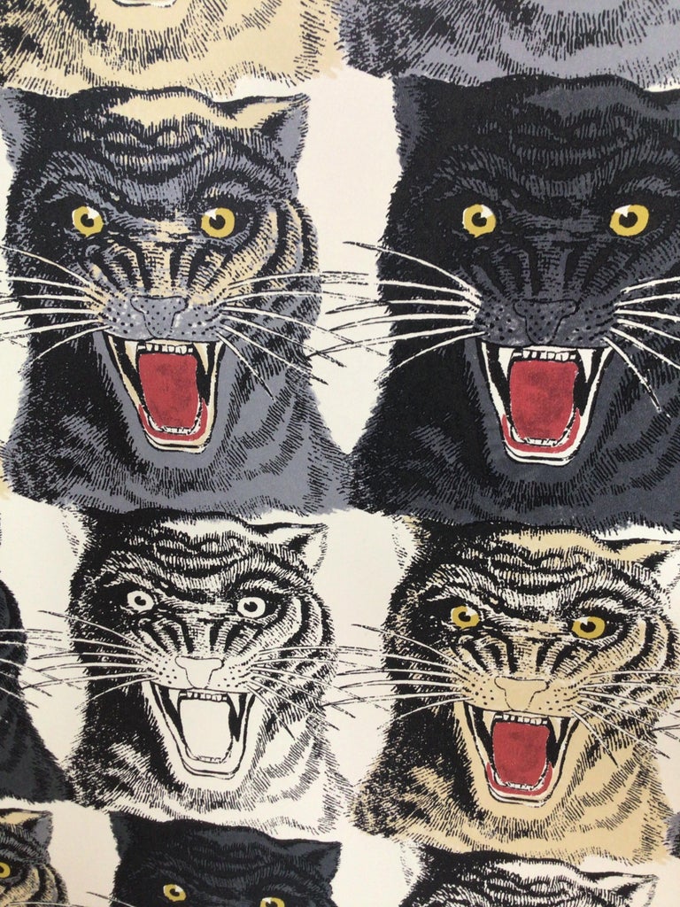Gucci Tiger Wallpaper Screen at 1stDibs