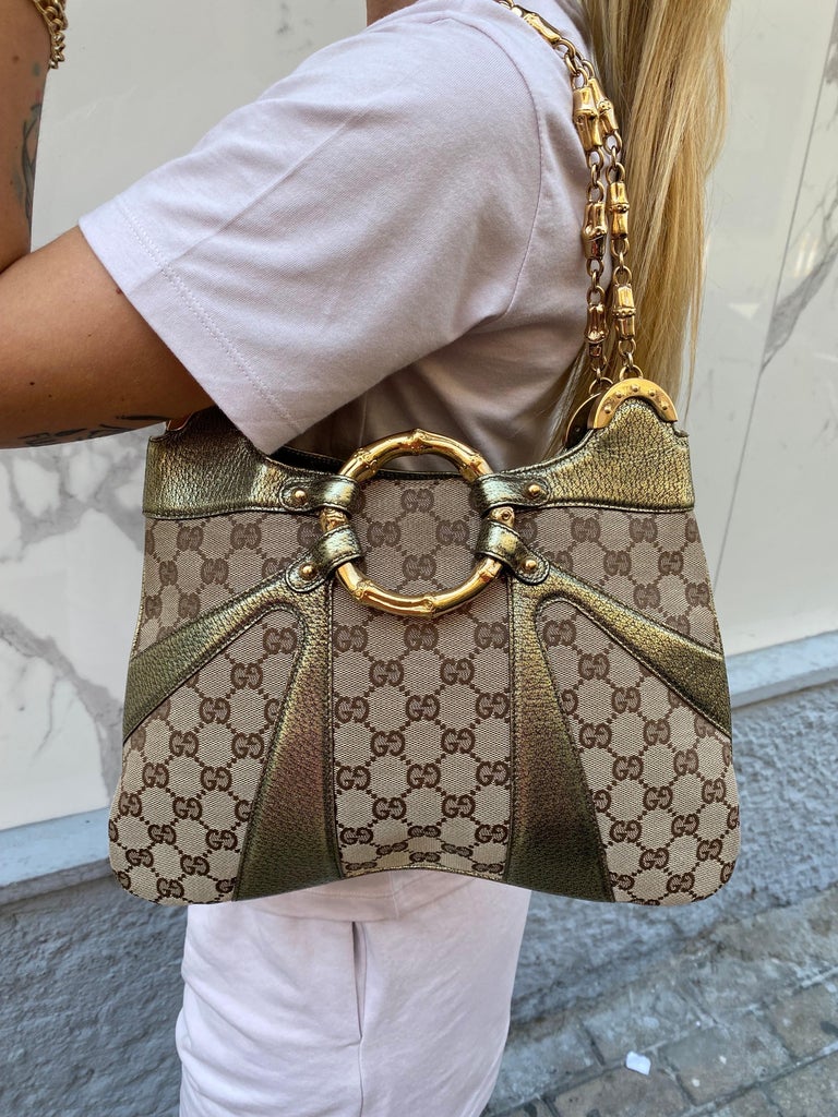 Gucci Tom Ford GG Supreme Gold For Sale at 1stDibs