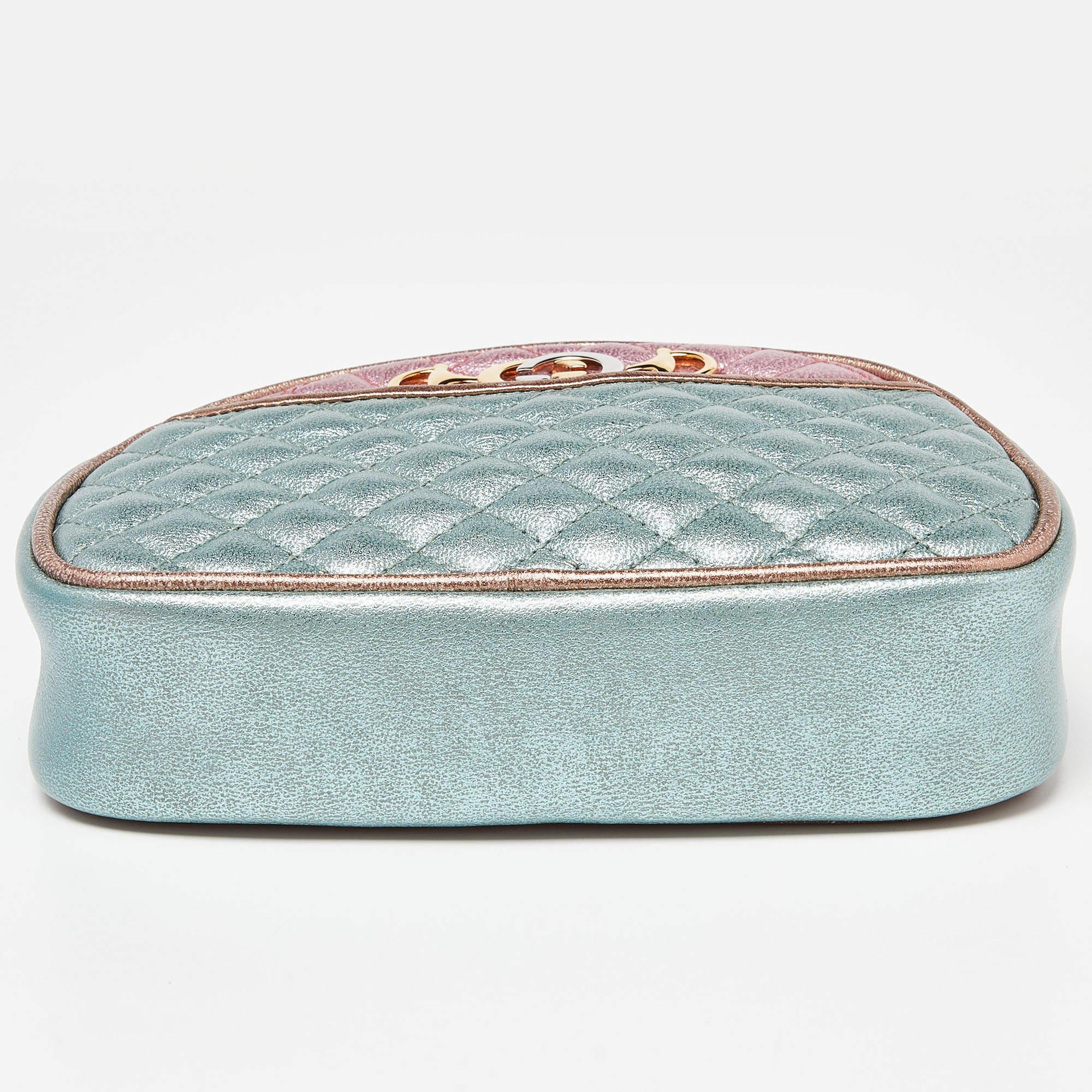 Gucci Tri Color Quilted Leather Mini Trapuntata Crossbody Bag For Sale ...