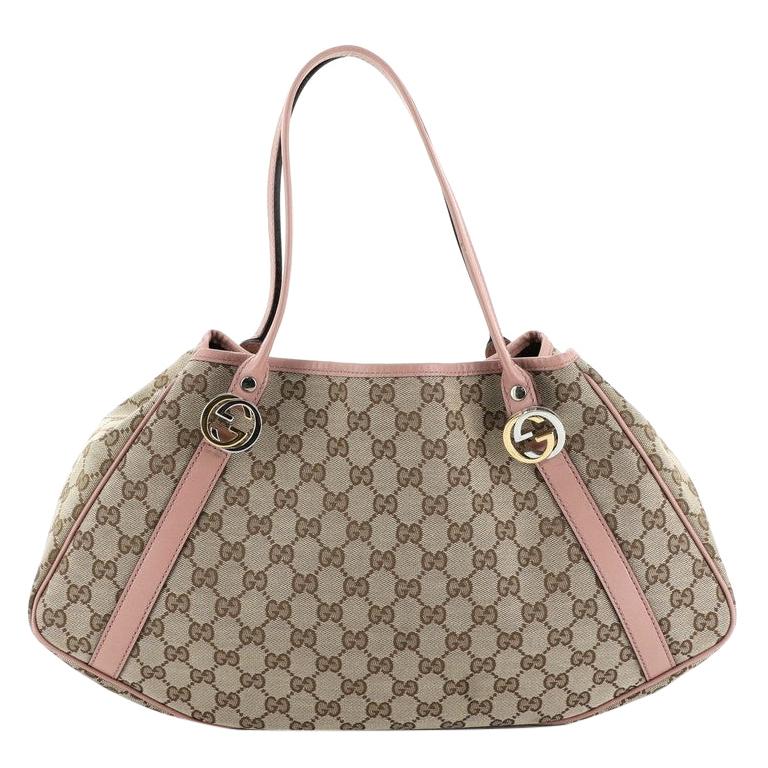 Gucci Twins Shoulder Bag GG Canvas Medium at 1stDibs