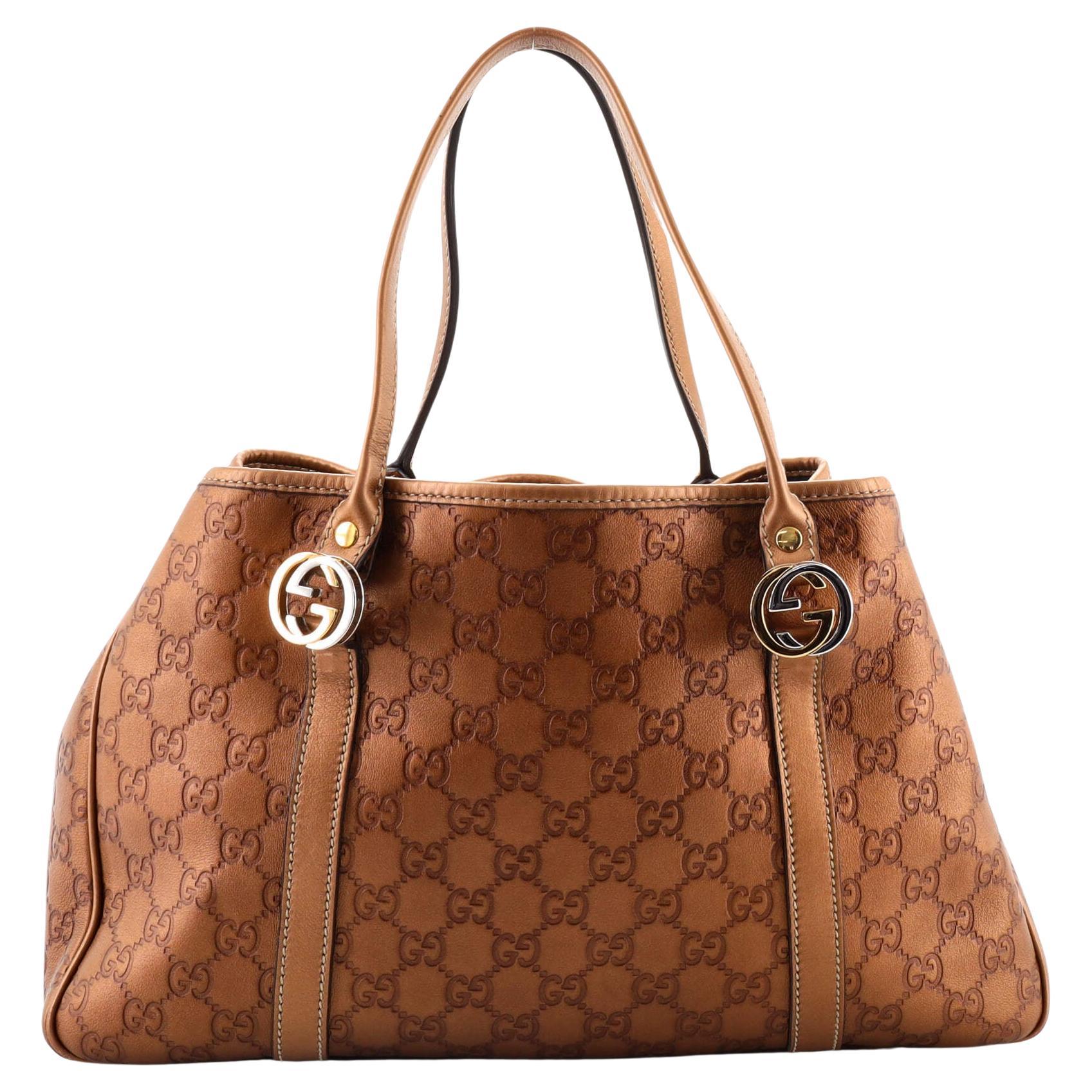 Gucci Twins Tote Guccissima Leather Small at 1stDibs