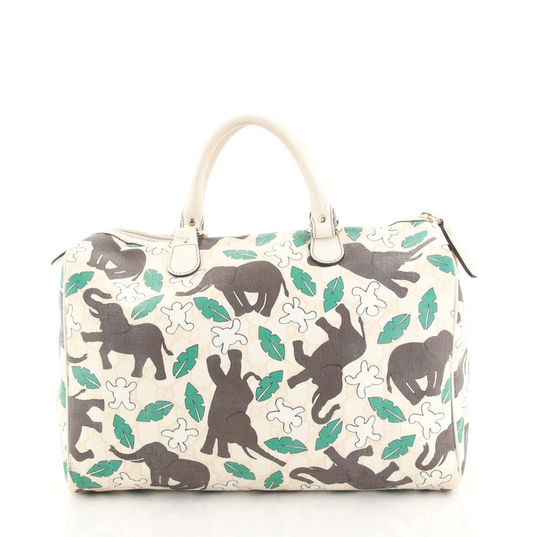 Gucci Unicef Joy Boston Bag GG Coated Canvas Medium For Sale at 1stDibs