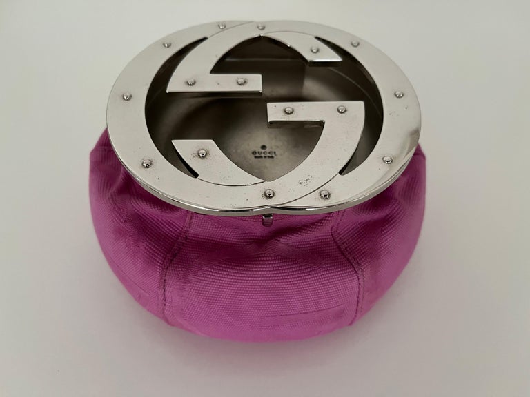 Gucci Vintage Ashtray metal and Texture 1980s For Sale at 1stDibs