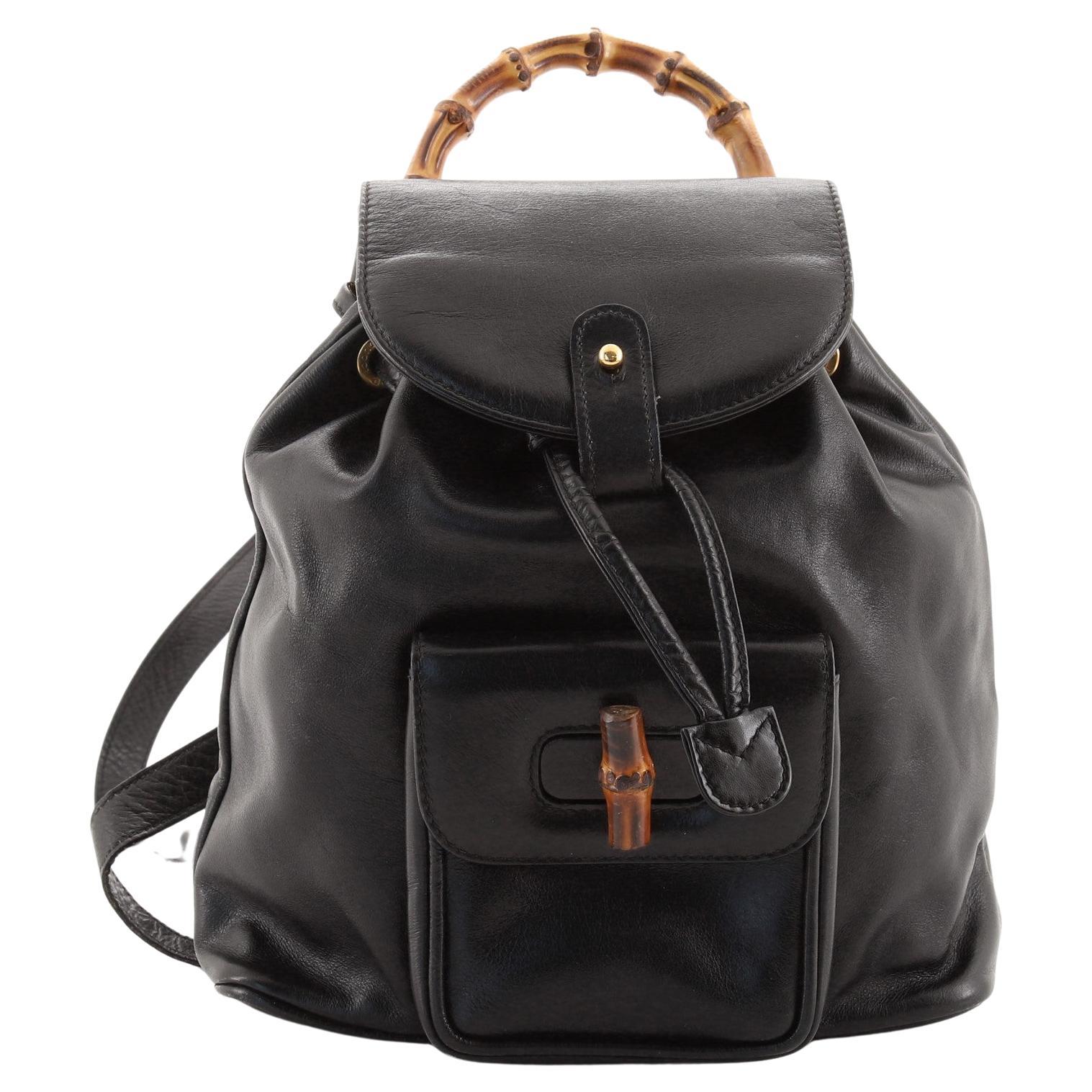 Gucci GG Marmont Drawstring Backpack Matelasse Leather Mini at 1stDibs