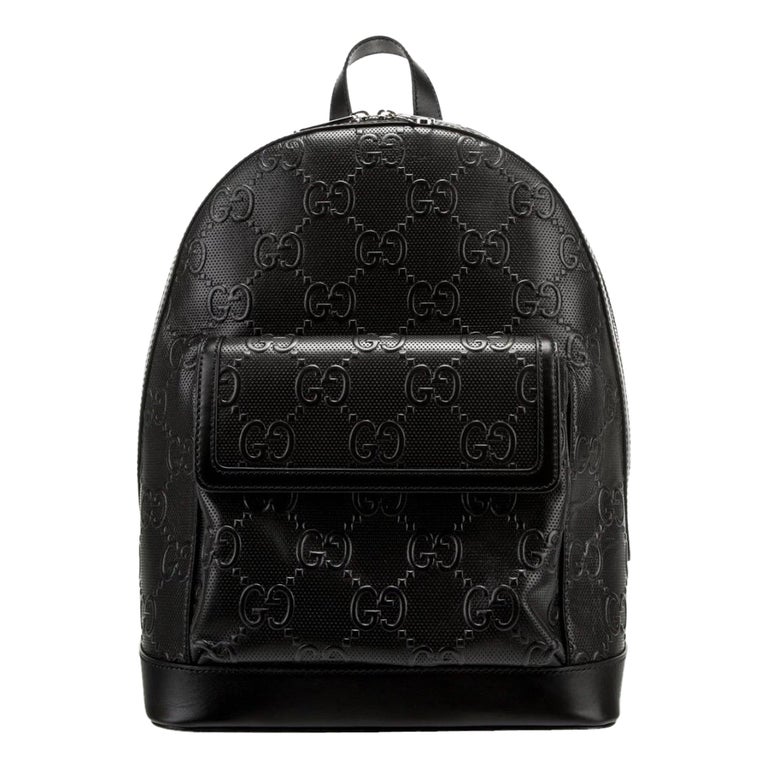black gucci backpack small