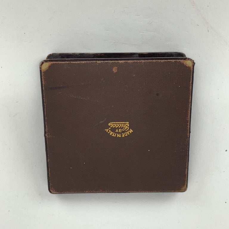 Gucci Vintage Brown Suede Leather Paper Clip with GG Logo at 1stDibs ...