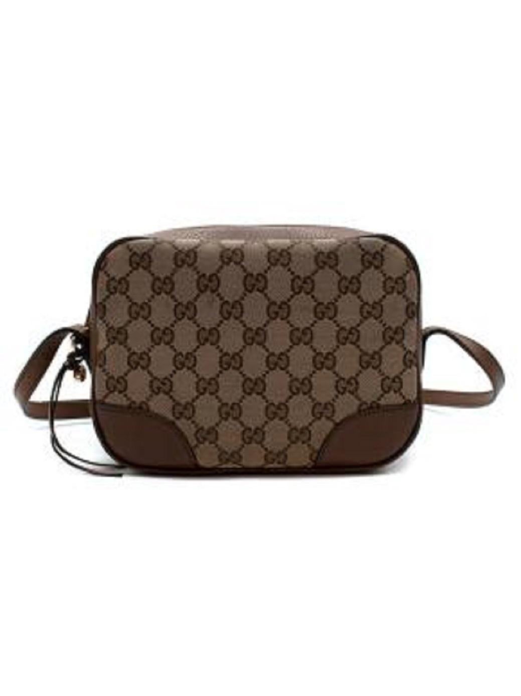 Gucci Vintage GG Supreme Camera Crossbody Bag For Sale at 1stDibs