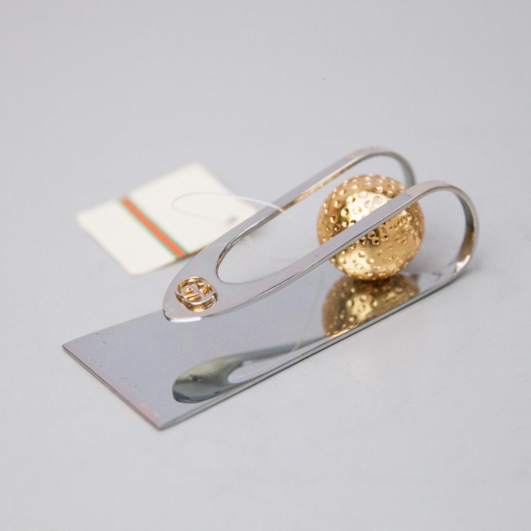 Gucci Vintage Golf Ball Money Clip, 1970 For Sale at 1stDibs