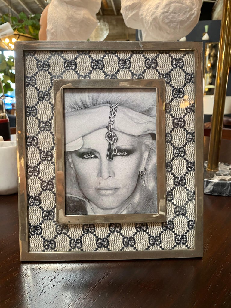 Gucci Vintage Monogram Picture Frame, Italy, 1970s at 1stDibs