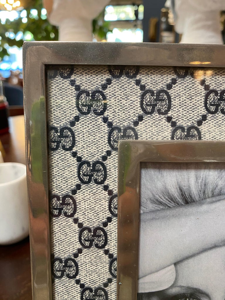 Gucci Vintage Monogram Picture Frame, Italy, 1970s at 1stDibs