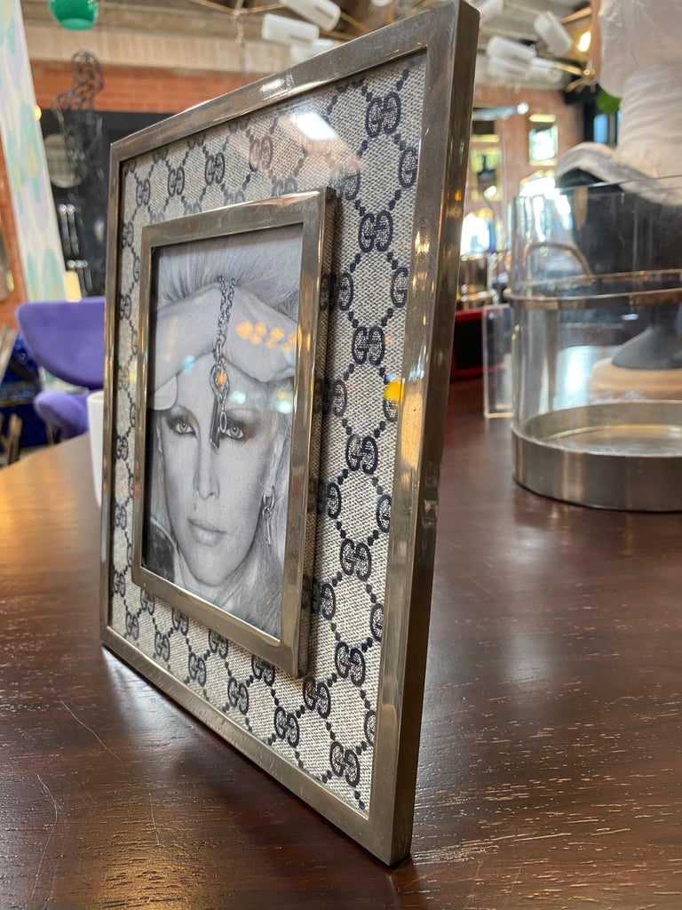 Gucci Vintage Monogram Picture Frame, Italy, 1970s at 1stDibs