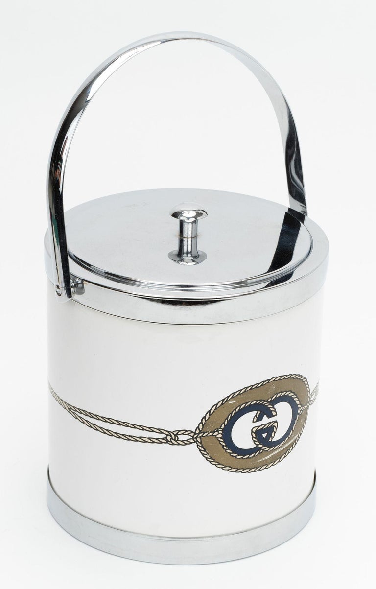 Gucci Vintage Nautical Ice Bucket For Sale at 1stDibs