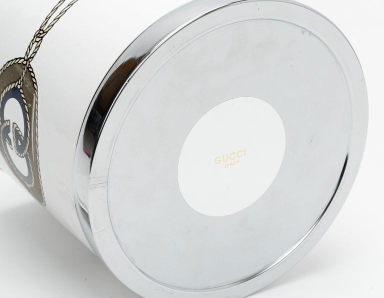 Gucci Vintage Nautical Ice Bucket For Sale at 1stDibs