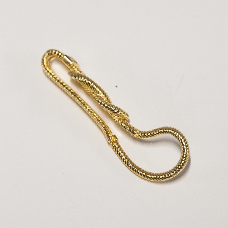 Gucci Vintage Twisted Sail Money Clip Pin 1970s For Sale at 1stDibs