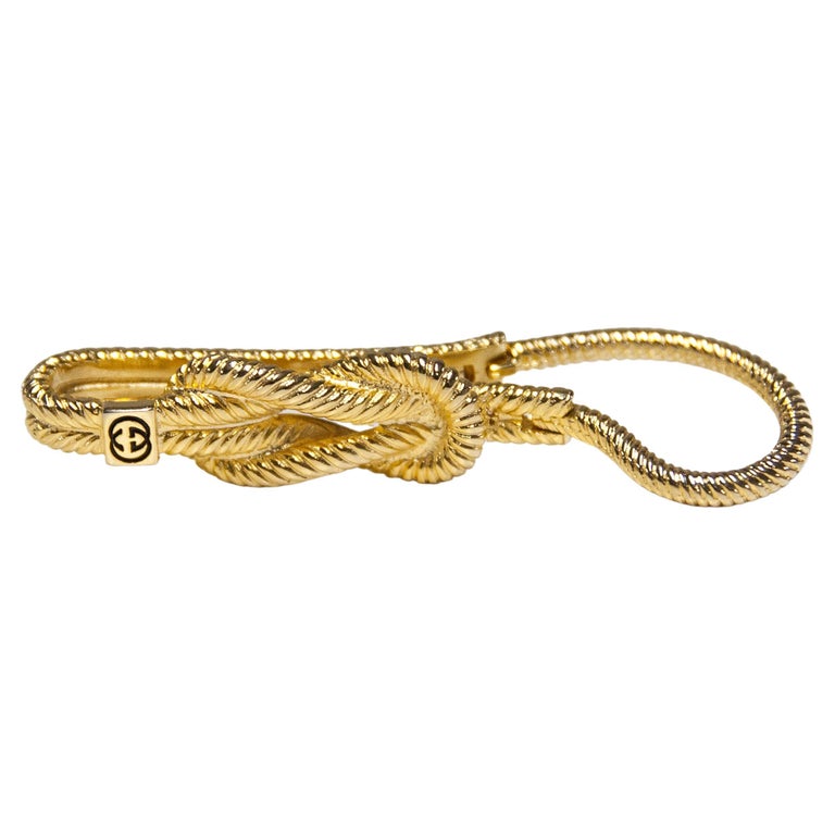 Gucci Vintage Twisted Sail Money Clip Pin 1970s For Sale at 1stDibs