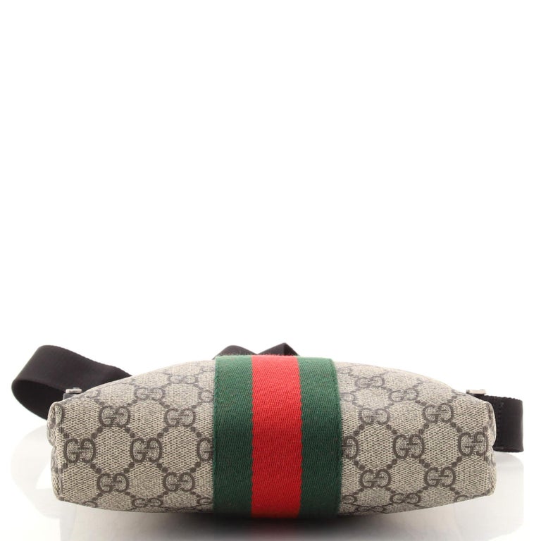 Gucci Web Messenger Bag GG Coated Canvas Small at 1stDibs