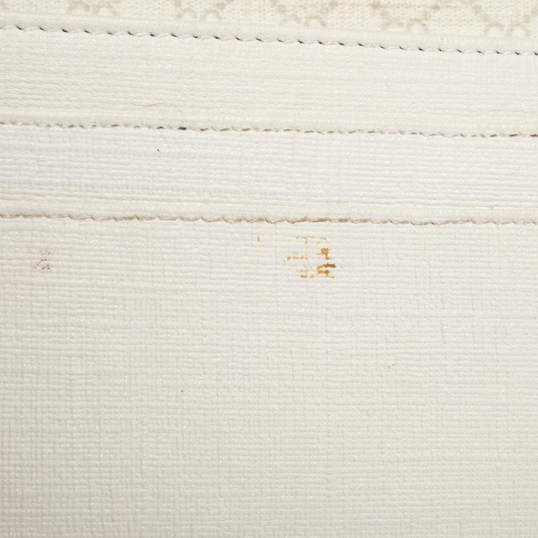 Gucci White Micro GG Supreme Canvas Neon Stars Continental Wallet For ...