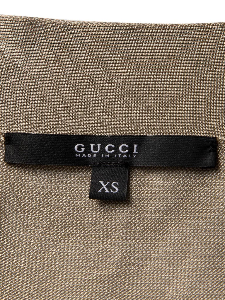 Gucci Women's Sleeveless Tie Neck Top For Sale at 1stDibs