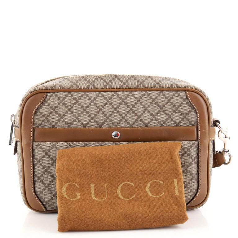 Gucci Wristlet Clutch Diamante Coated Canvas For Sale at 1stDibs