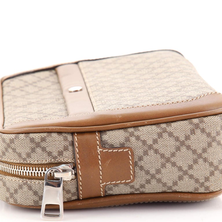 Gucci Wristlet Clutch Diamante Coated Canvas For Sale at 1stDibs