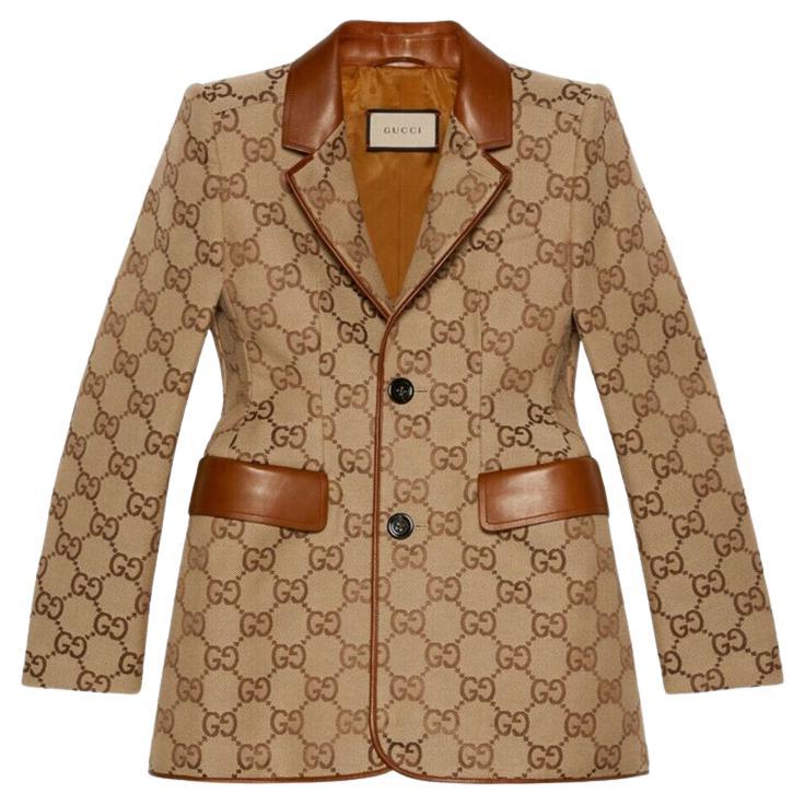 GUCCI X BALENCIAGA THE HACKER PROJECT MAXI GG Hourglass Jacket For Sale ...